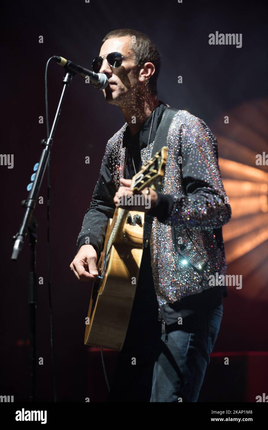 British singer and songwriter Richard Ashcroft plays on stage at O2 ...
