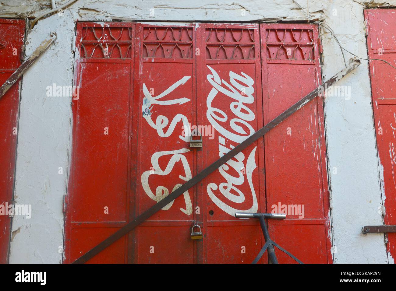 Coca cola doors hi-res stock photography and images - Alamy