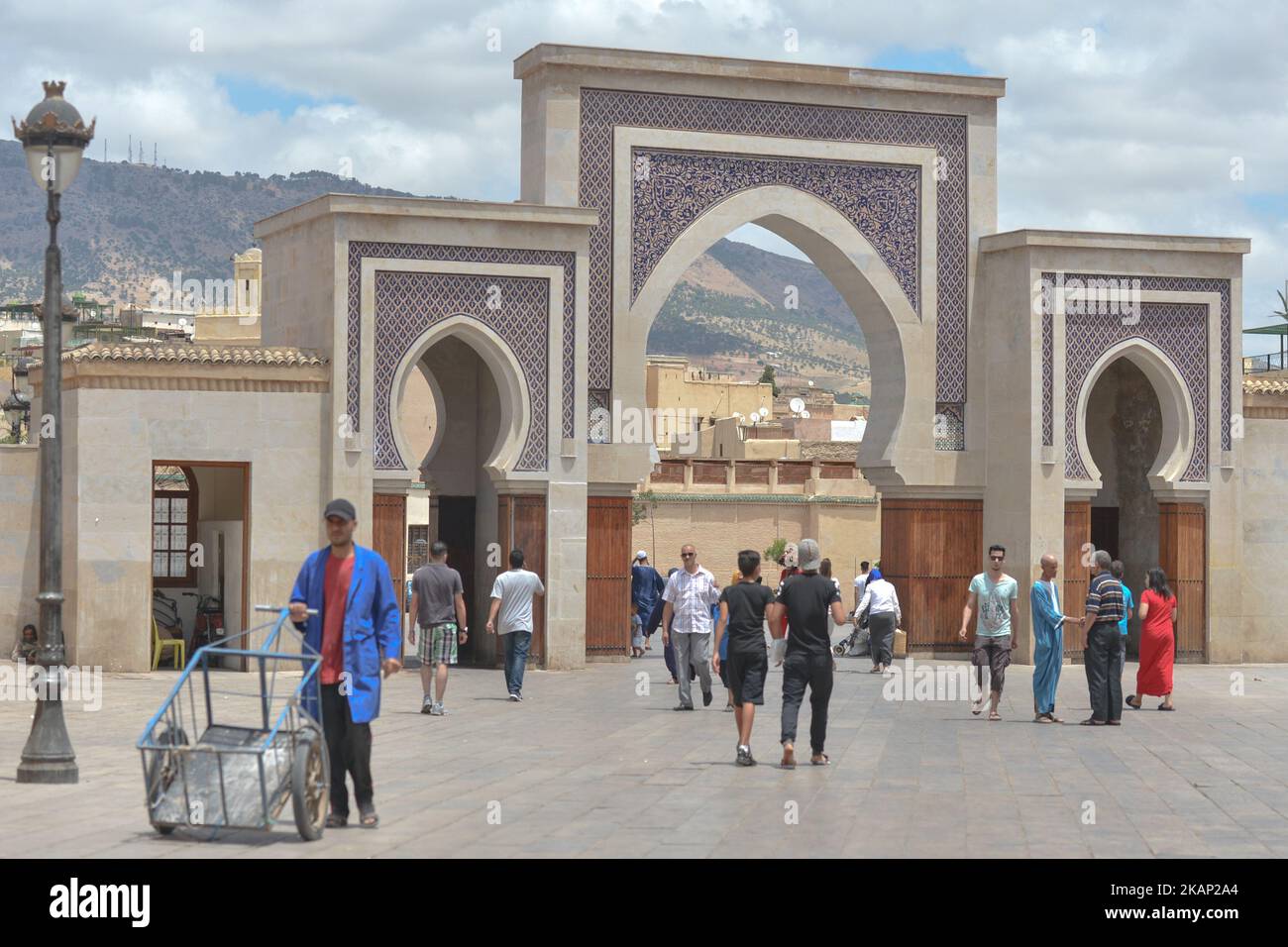 A general view of Bab Sid L'Aouad gate in Fes. On Thursday, June 29 ...