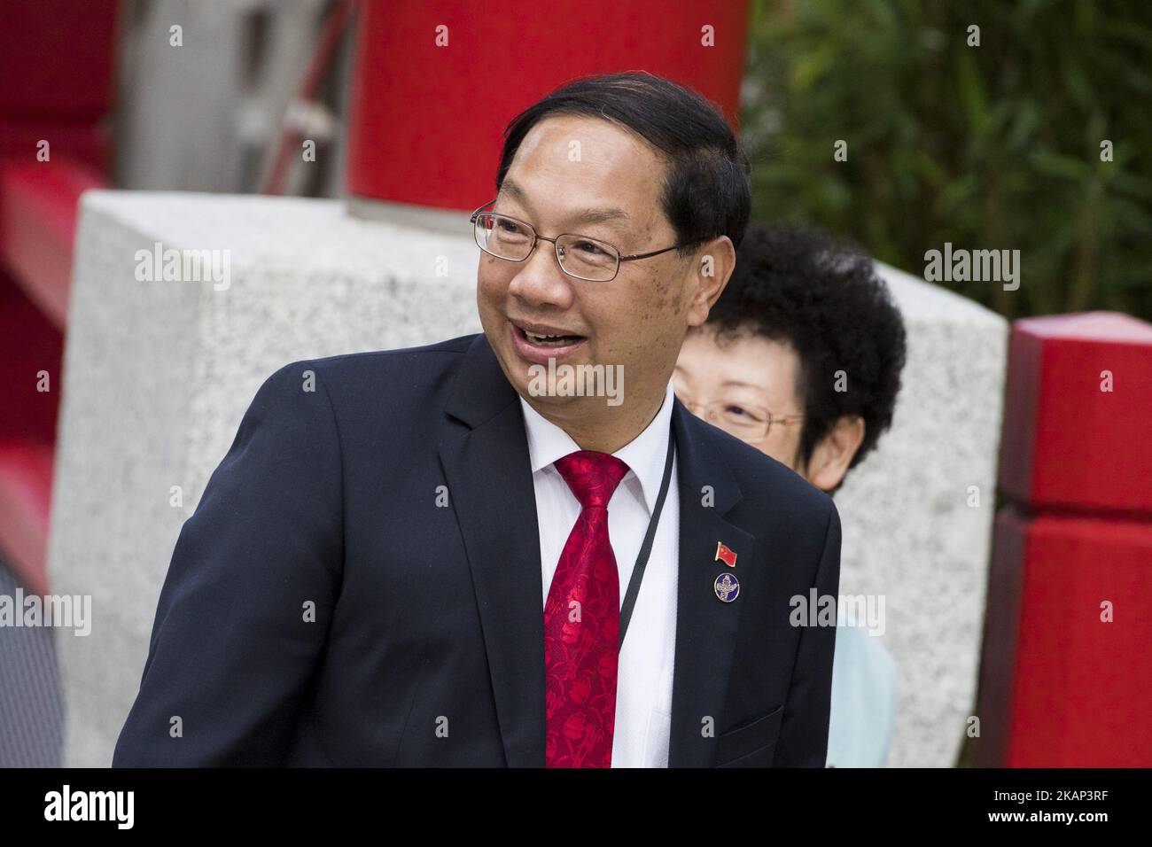 Chinese Ambassador to Germany Shi Mingde is pictured during during the ...