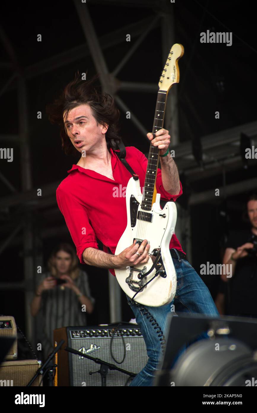 English rock/R&B group Little Barrie performs live at British Summer ...