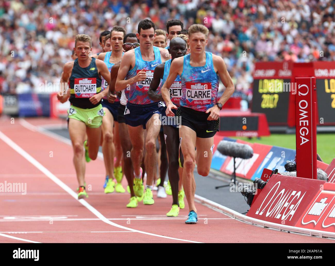 Adam Clarke (GBR) Men's 3000m Race during Muller Anniversary Games at ...