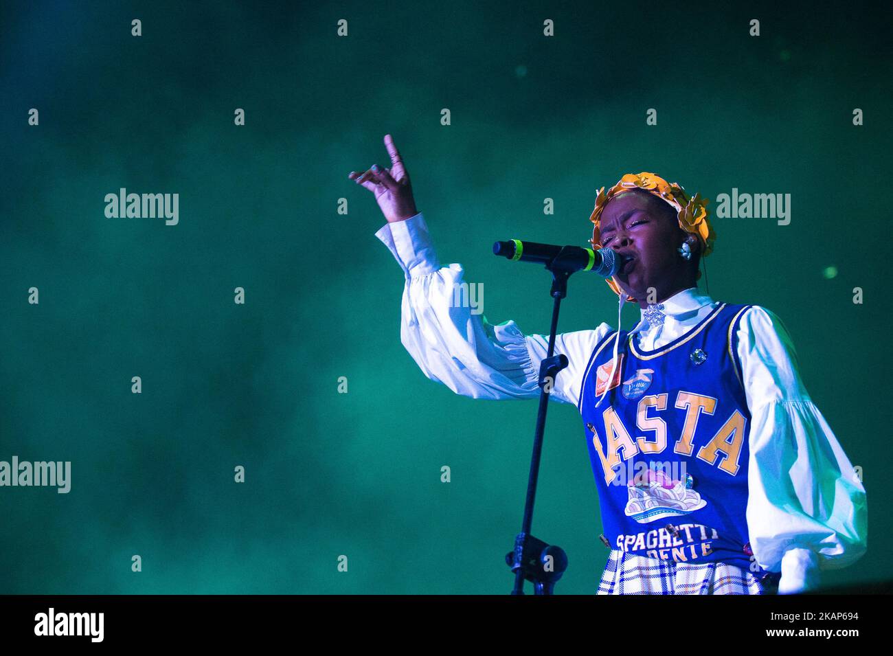 Singer and songwriter Ms Lauryn Hill performs live on stage at Rock in ...