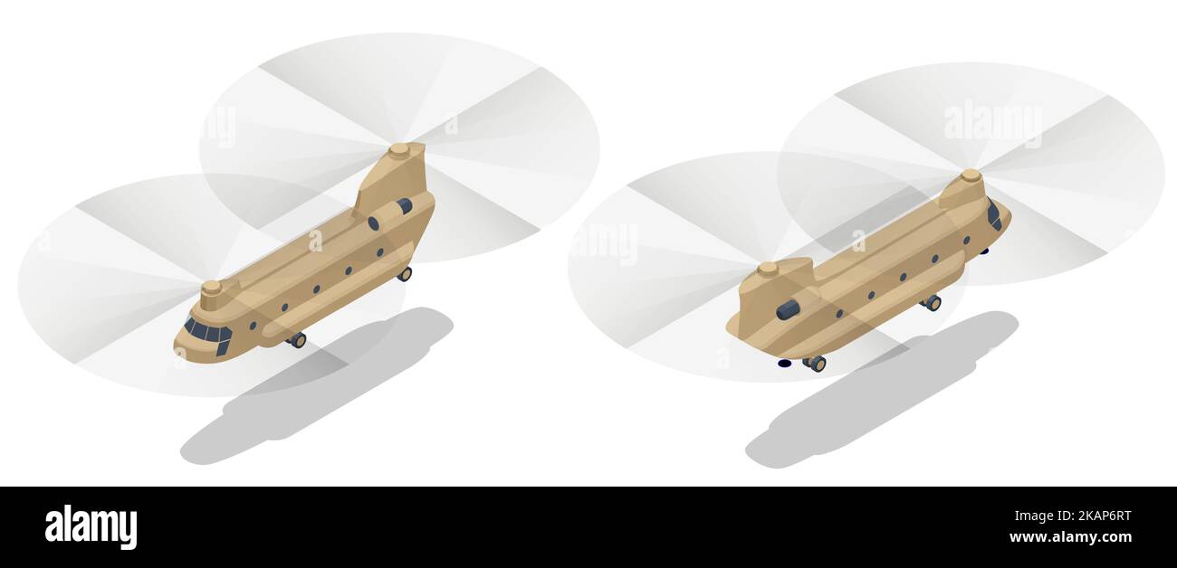 Isometric Chinook is a tandem-rotor helicopter developed. Chinook is a ...