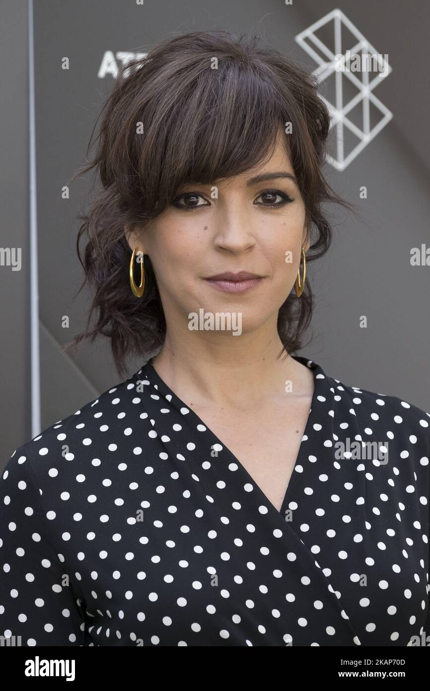 Spanish actress Veronica Sanchez attends 'Tiempos De Guerra' at Antena ...