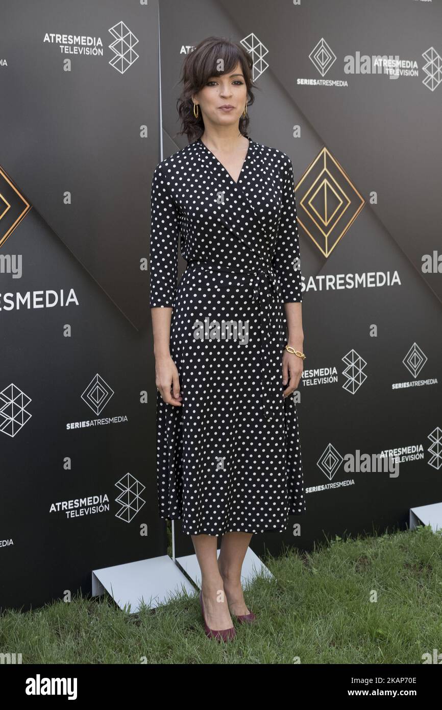 Spanish actress Veronica Sanchez attends 'Tiempos De Guerra' at Antena ...