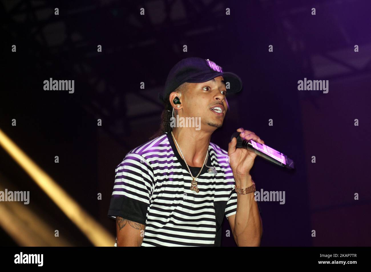 The Puerto Rican Reggaeton singer: Ozuna performs during the Zaragoza ...