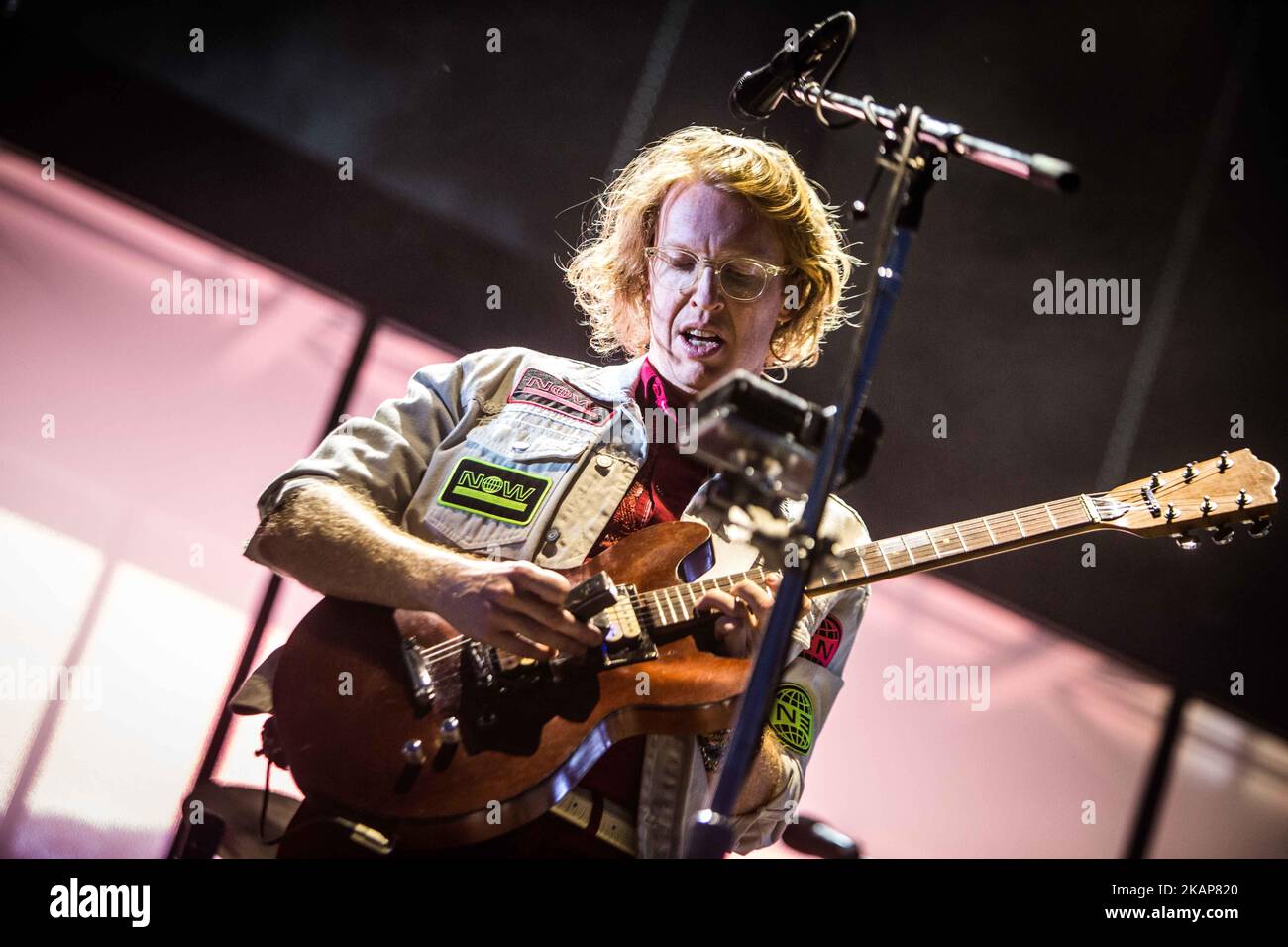 Richard Reed Parry of the canadian indie rock band Arcade Fire pictured ...
