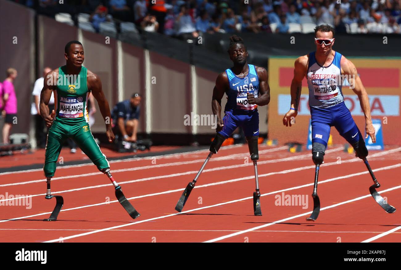 Richard whitehead ntando mahlangu hi-res stock photography and images ...