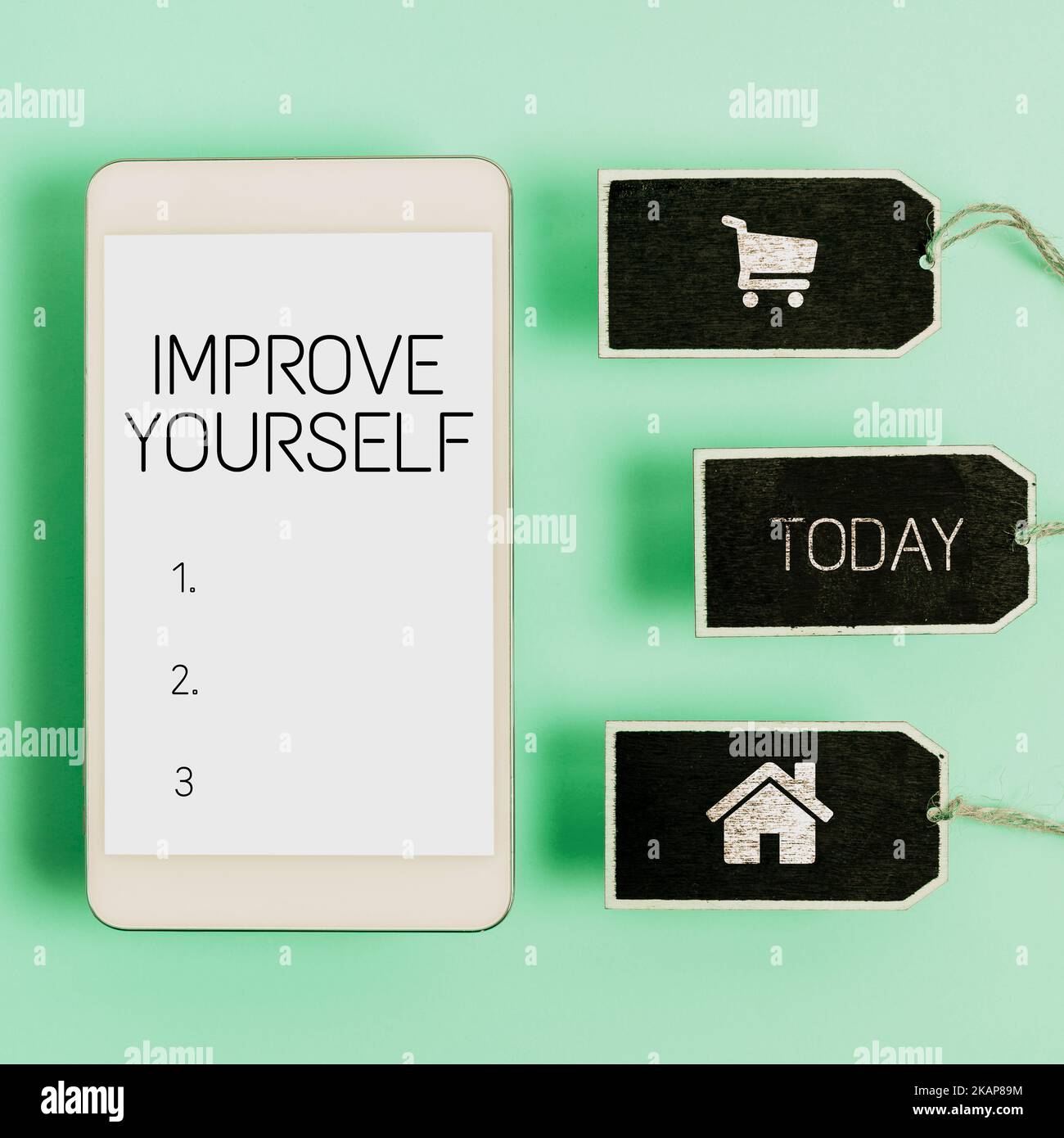 Sign displaying Improve Yourself. Word Written on to make your skills ...