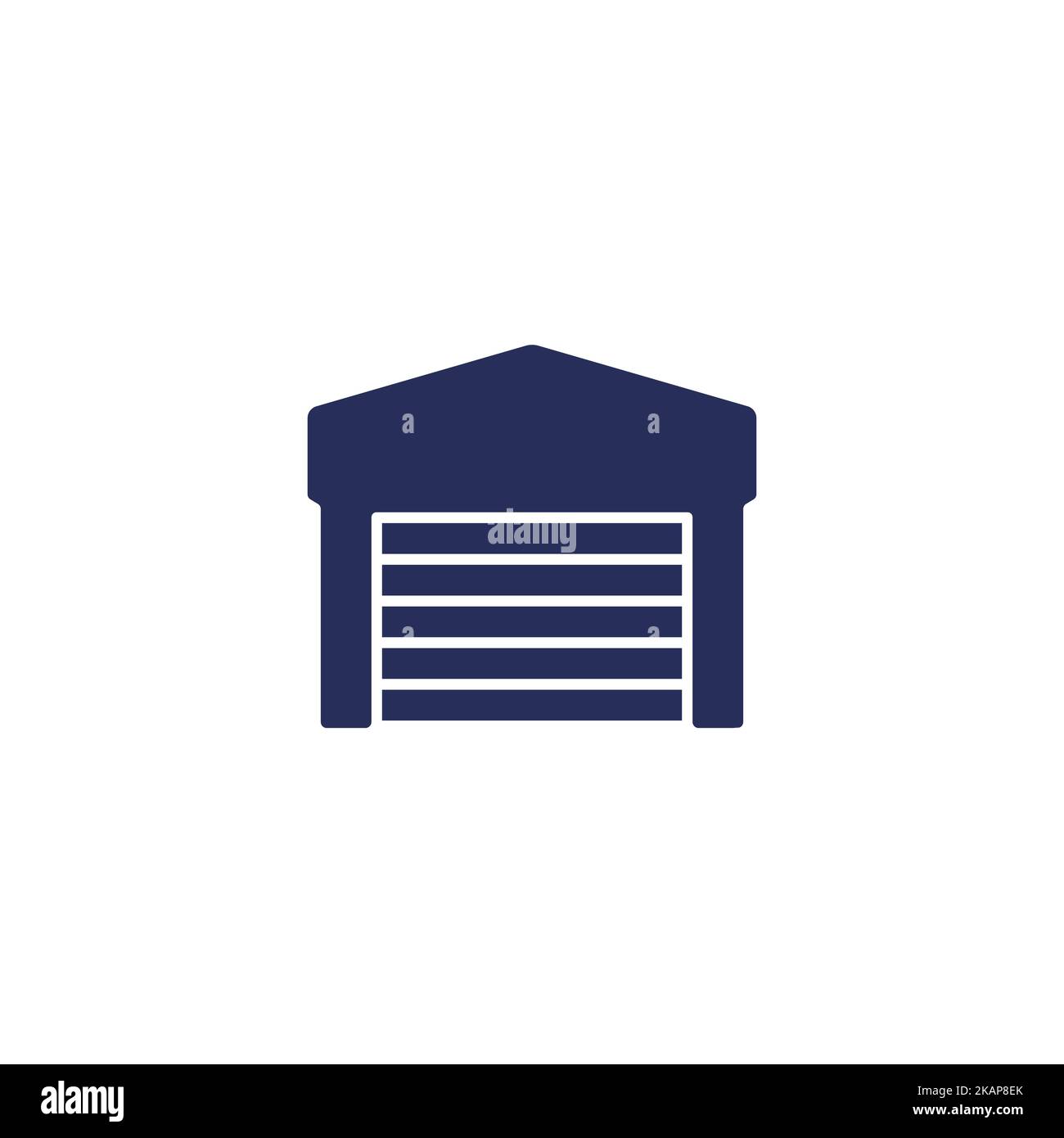 Garage icon on white, vector Stock Vector Image & Art - Alamy
