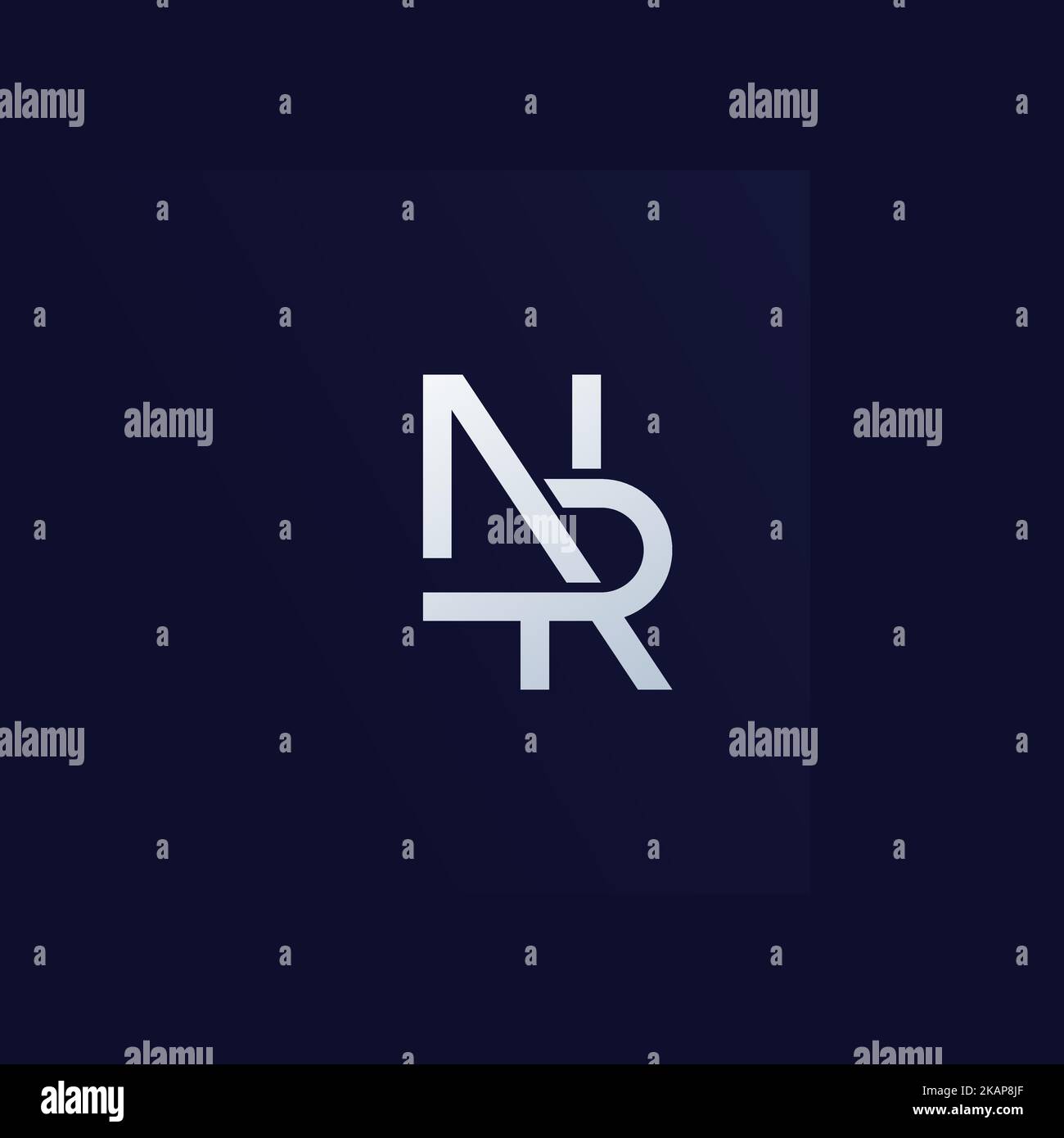 NR letters, monogram logo design Stock Vector Image & Art - Alamy