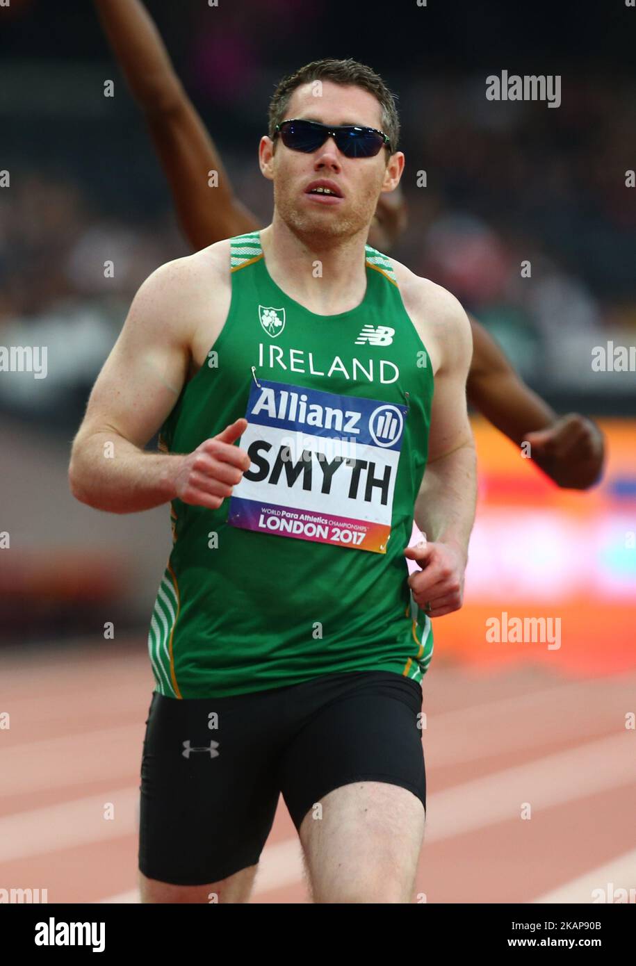 Jason Smyth of Ireland compete in Men's 200m T13 Final during IPC World ...
