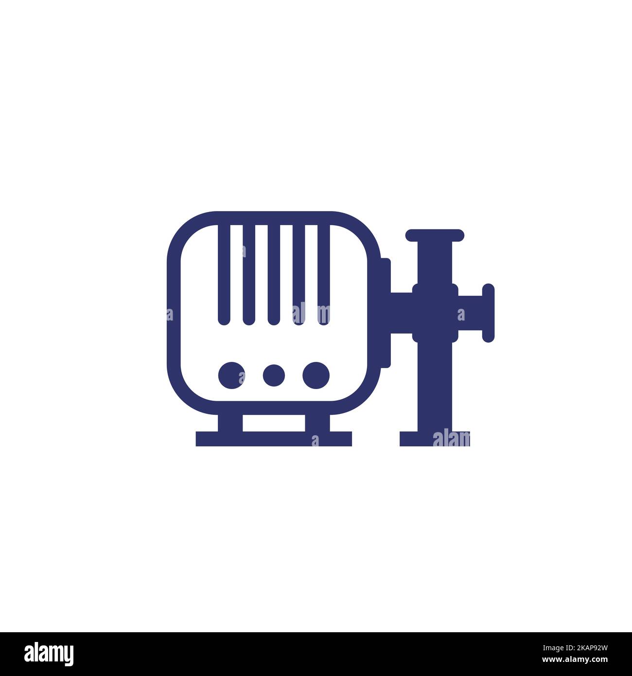 Water pump electric machine with compressor Cut Out Stock Images ...