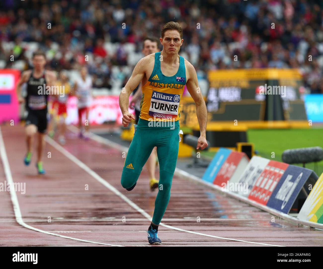 James Turner of Australia winner of Men's 800m T36 Final during World ...