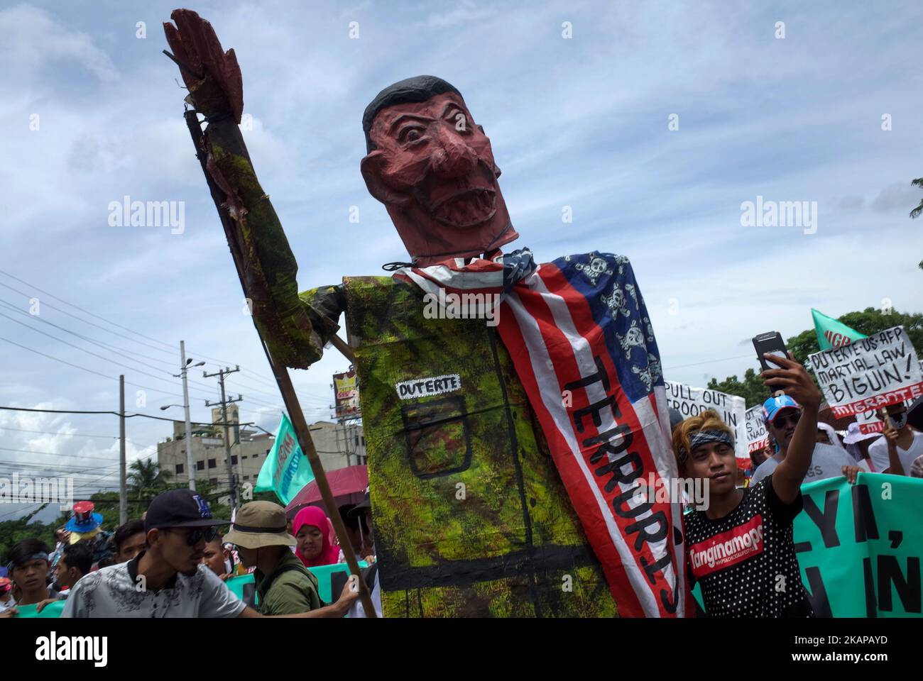 Rodrigo duterte caricature hi-res stock photography and images - Alamy