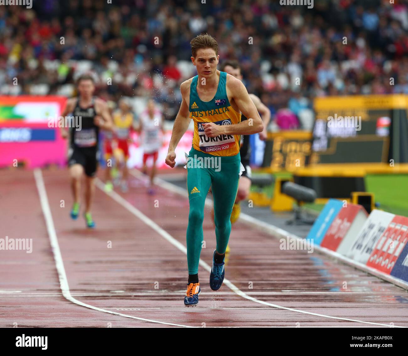 James Turner of Australia winner of Men's 800m T36 Final during World ...
