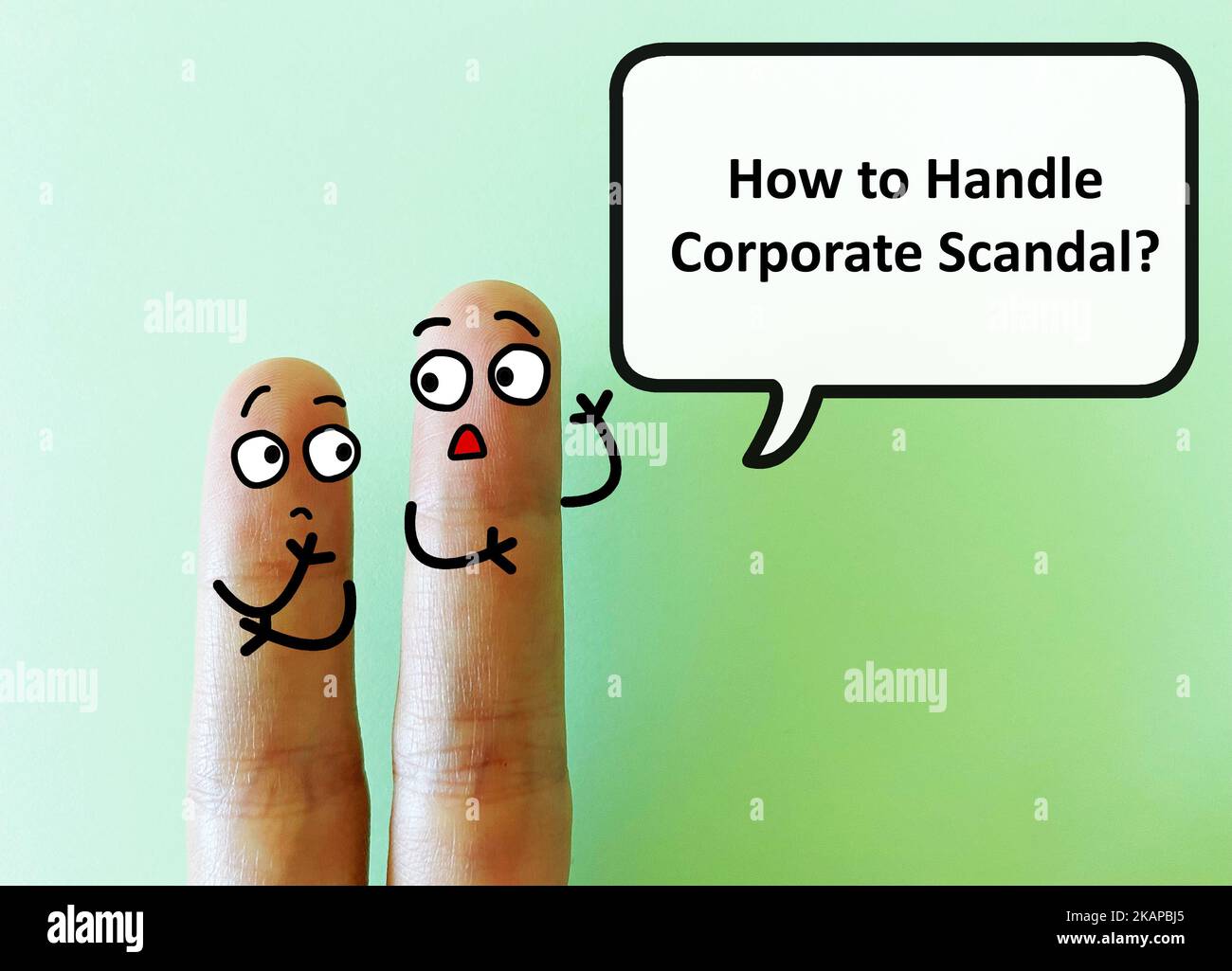 Two fingers are decorated as two person. One of them is asking how to ...