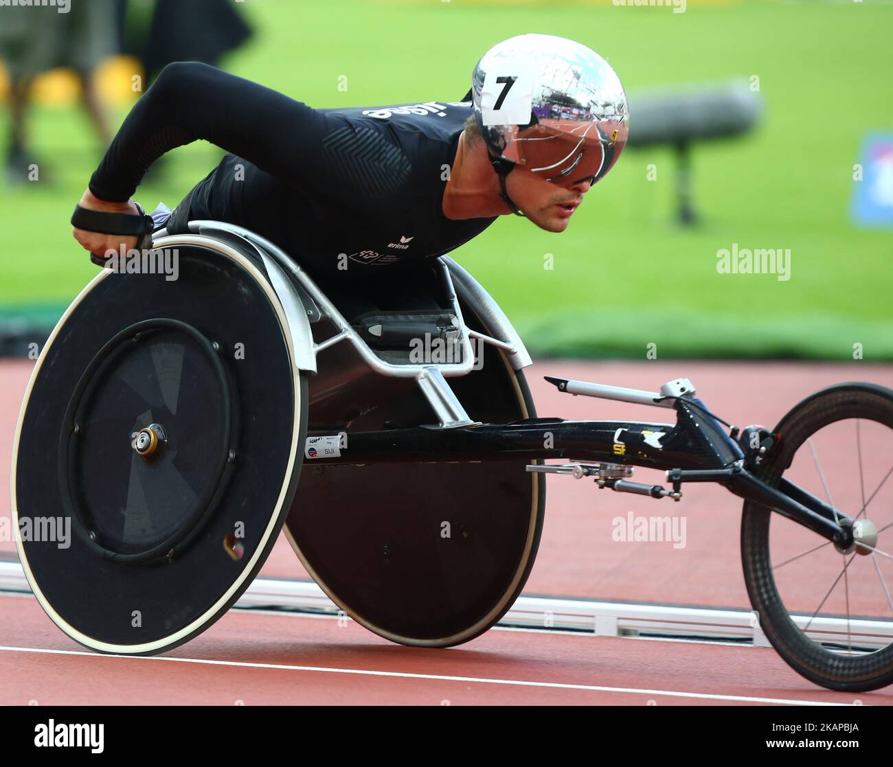 Marcel Hug of Switzerland compete Men's 800m T54 Final during World ...