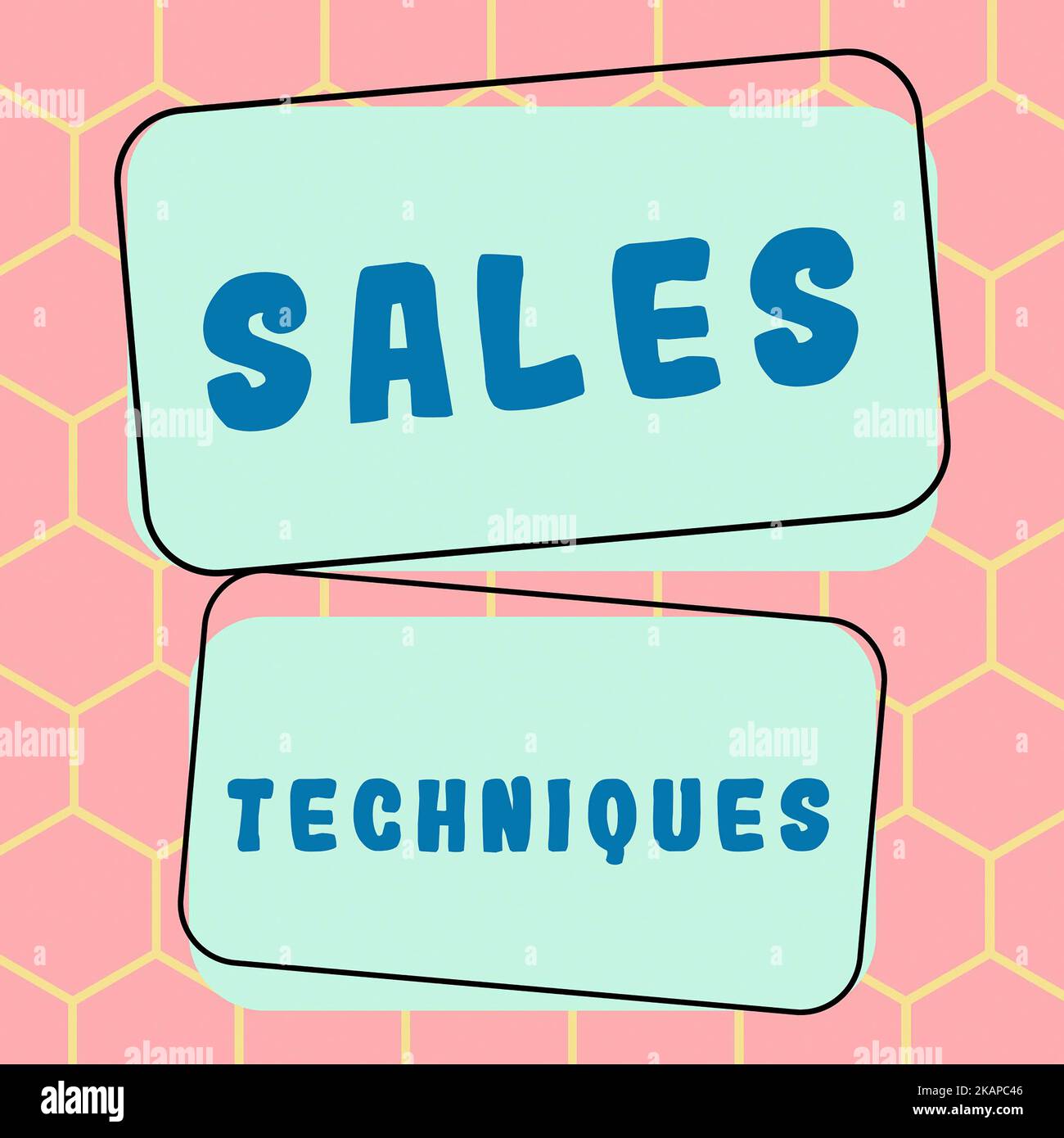 Conceptual display Sales Techniques. Business approach looking for an ...