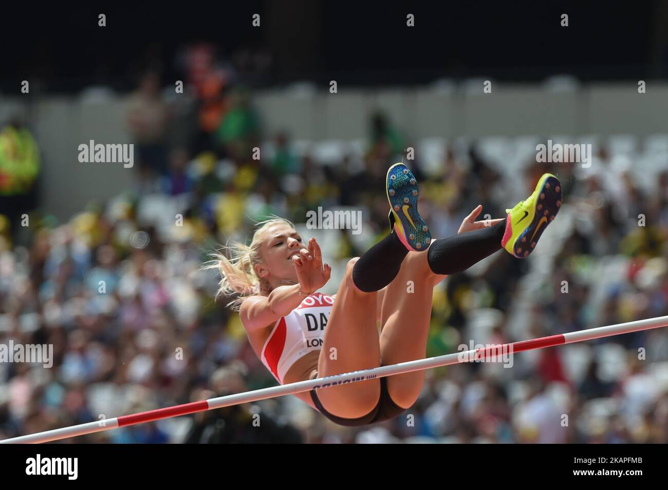 Ivona DADIC, Austria, at Highjump, Heptathlon, at London Stadium in ...