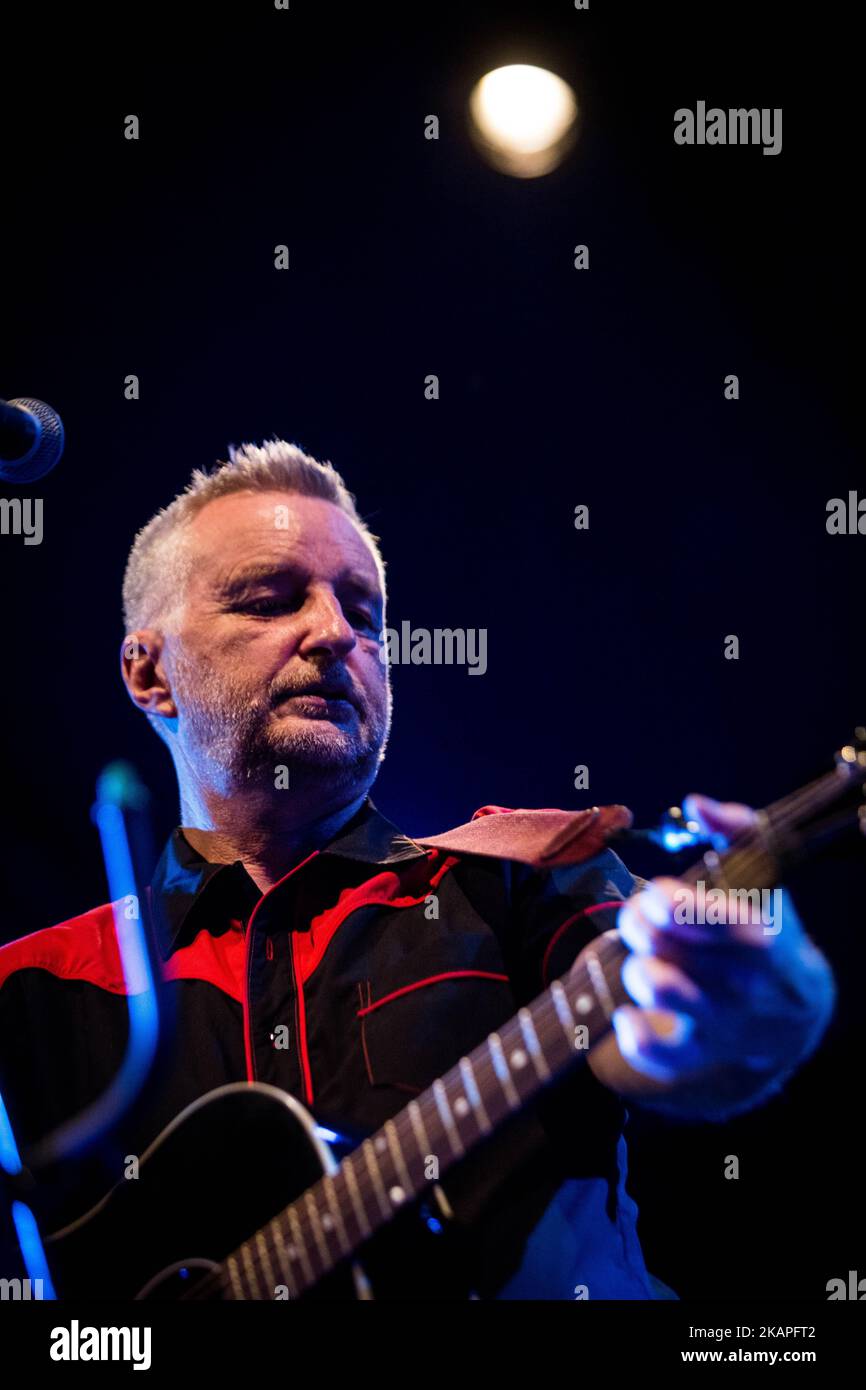 The english singer and song-writer Billy Bragg performs live at ...
