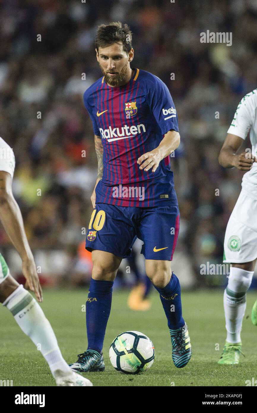 10 Leo Messi from Argentina of FC Barcelona during the Joan Gamper ...