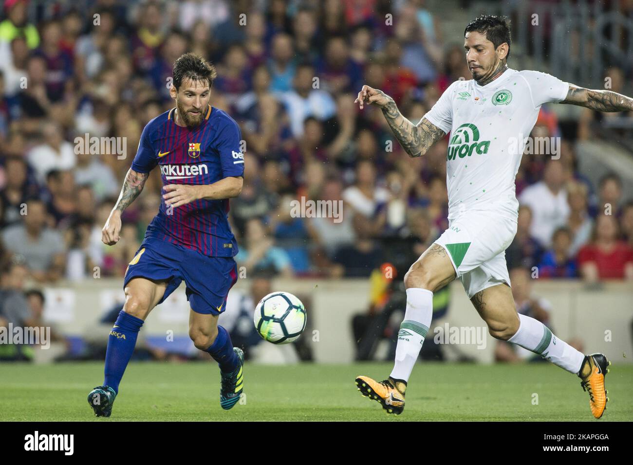 10 Leo Messi from Argentina of FC Barcelona during the Joan Gamper ...