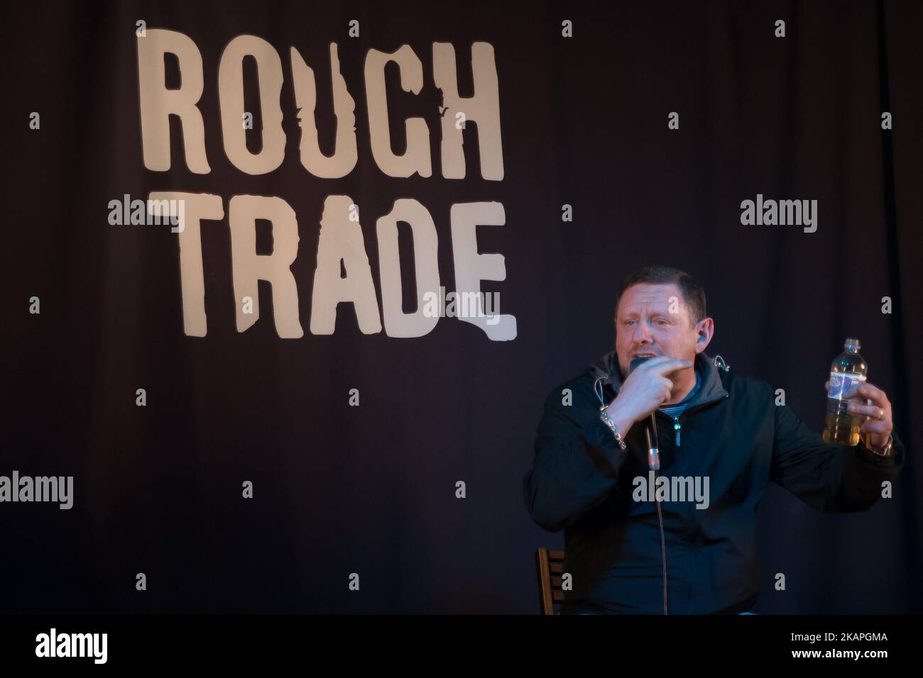 Shaun Ryder of British rock band Black Grape and Happy Mondays held a Q ...