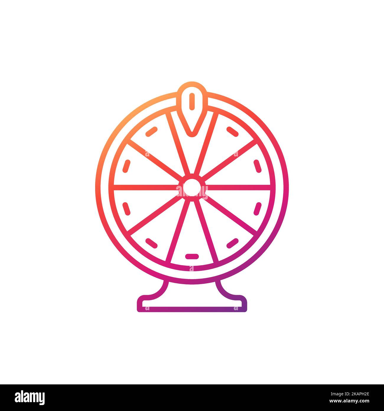 roulette or lottery line icon Stock Vector Image & Art - Alamy