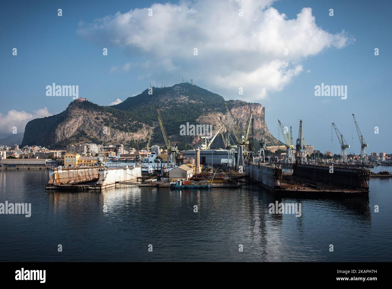 Port of Palermo, Sicily, Italy. Photo taken 3 August 2015. (Photo by ...