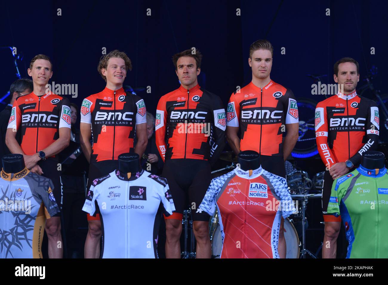 BMC Racing Team based in Switzerland, during Teams Presentation ...