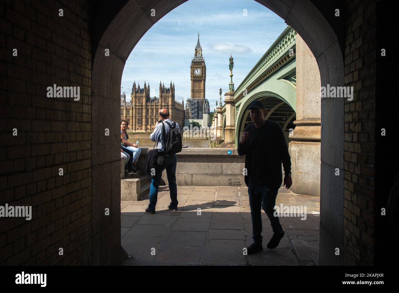 Elizabeth Tower, known as 'Big Ben' is pictured in London on August 14 ...