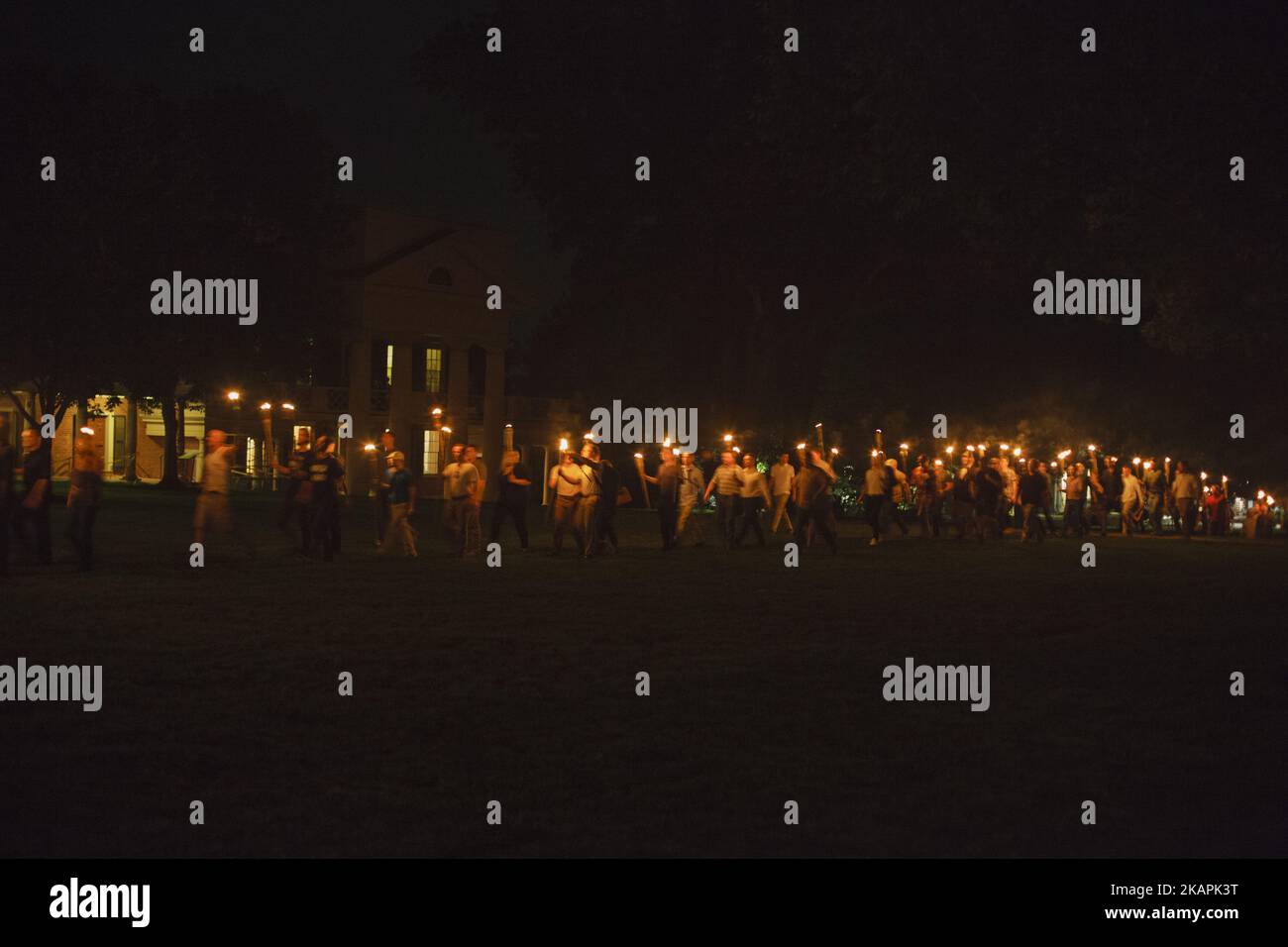 Neo Nazis, Alt-Right, and White Supremacists take part a the night ...