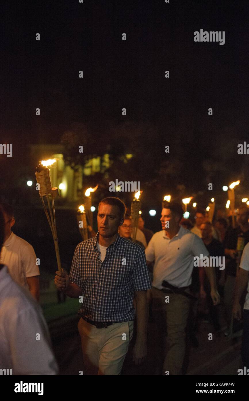 Neo Nazis, Alt-Right, and White Supremacists take part a the night ...