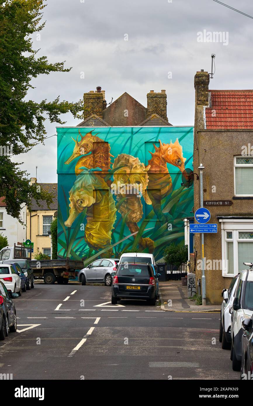 A large scale mural by artist Curtis Hylton as part of the Rise Up ...