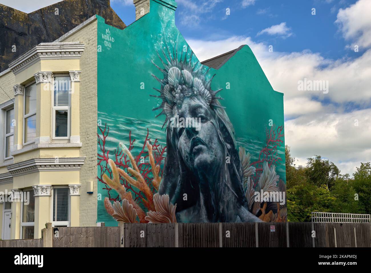 A large scale mural by artist Nomad Clan as part of the Rise Up ...