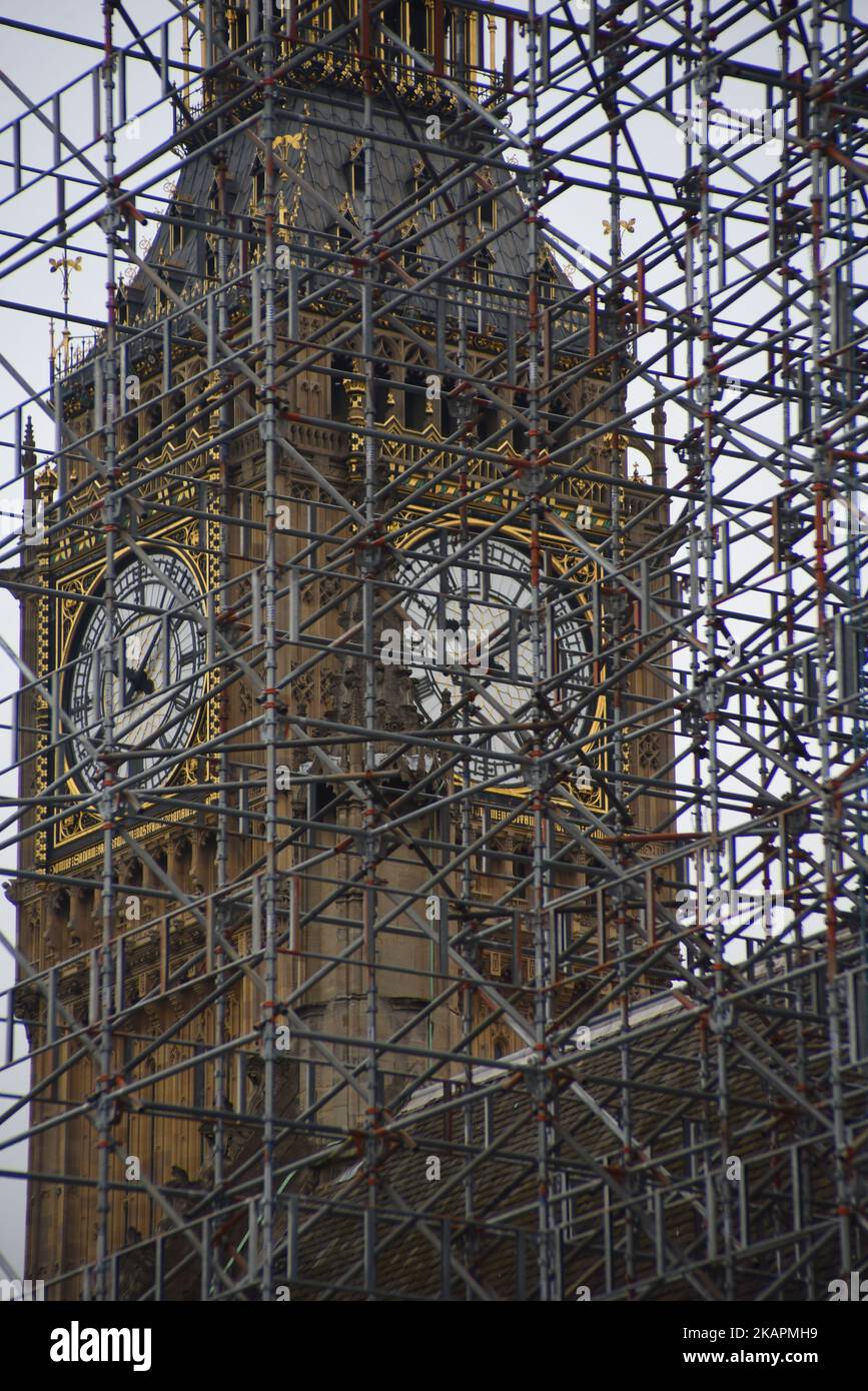 Elizabeth Tower, commonly known as Big Ben, is seen behind the ...