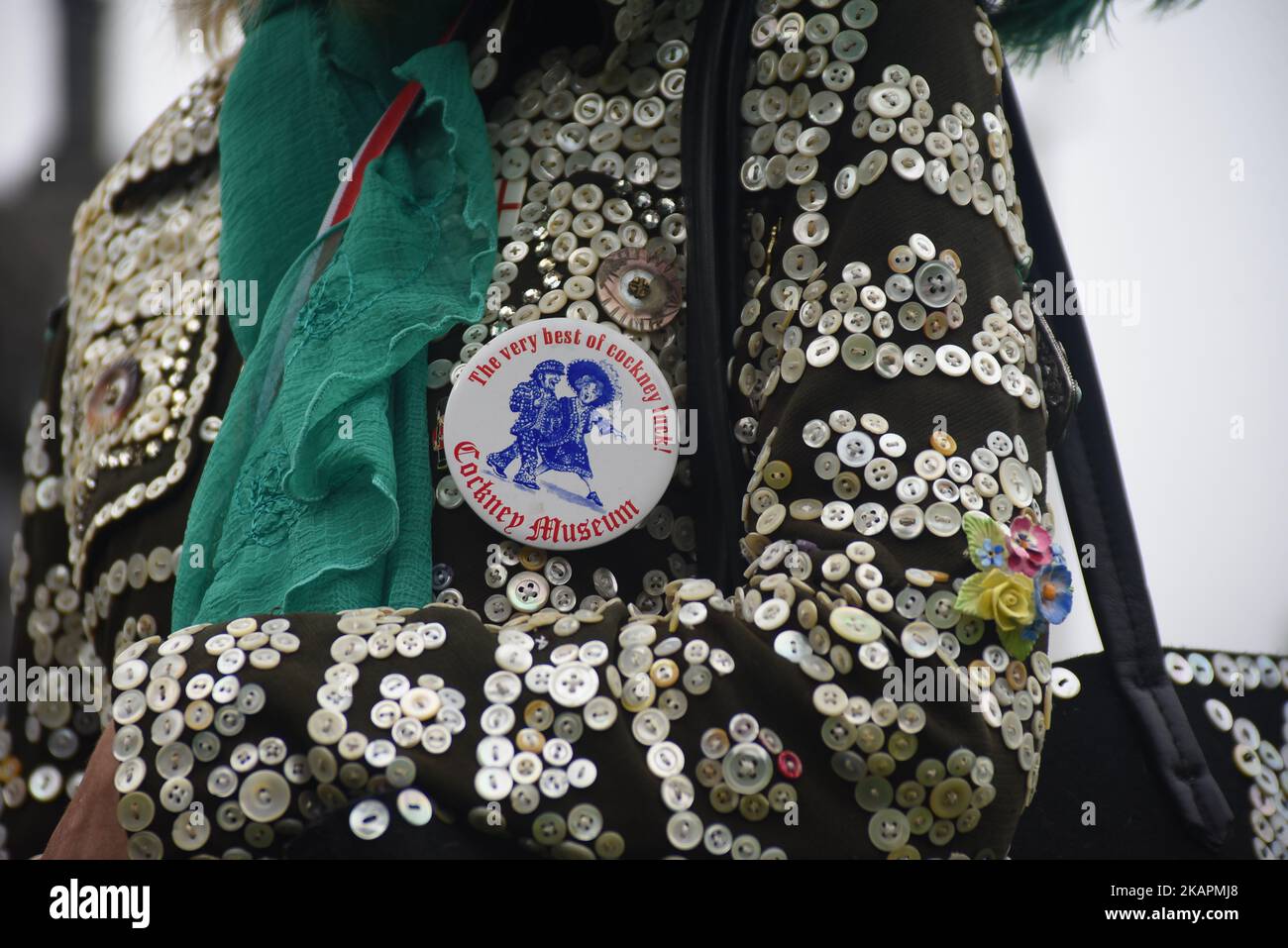 Pearly King, Queen and Prince are gathered at Parliament Square to hear ...
