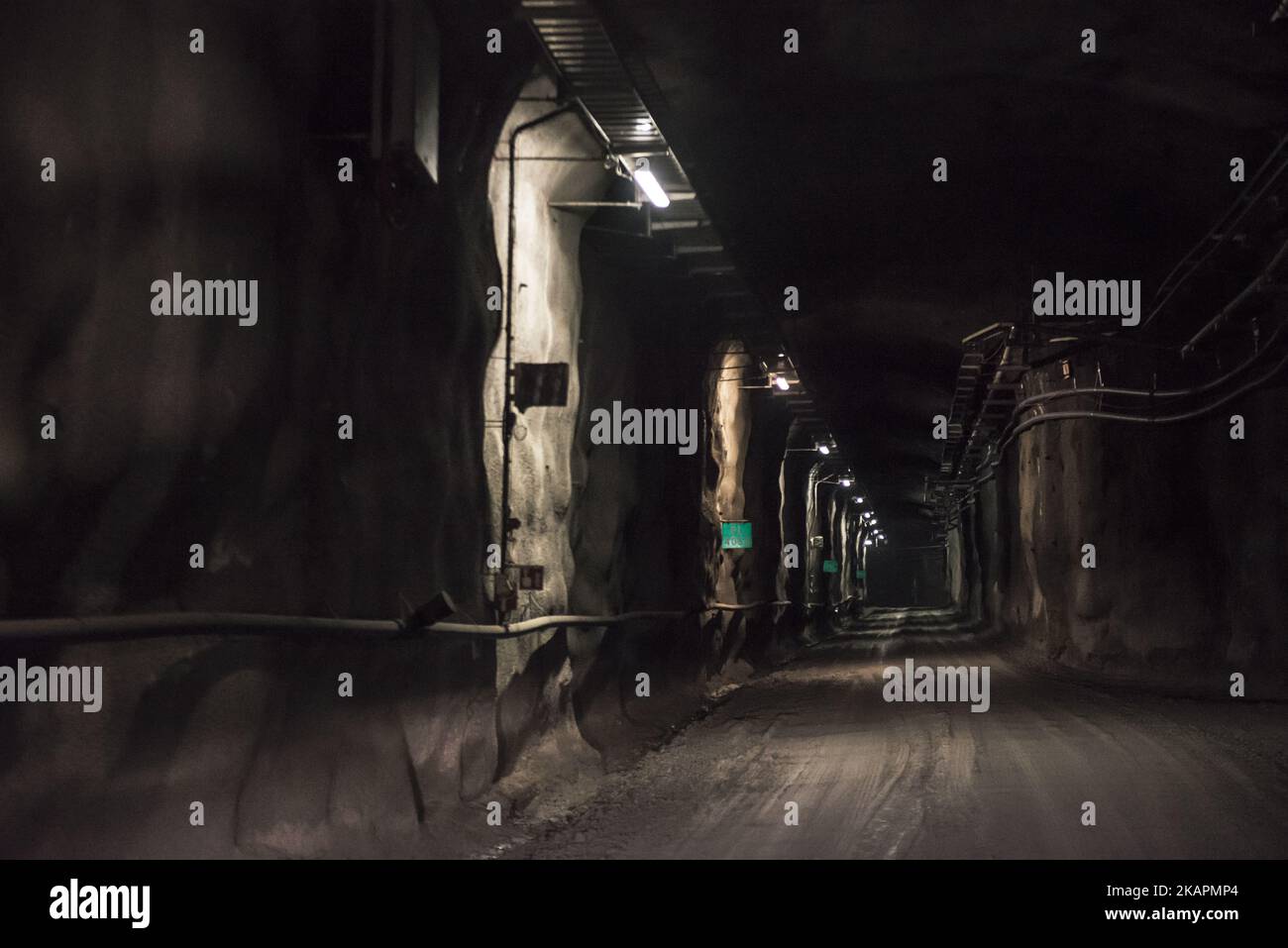 The access tunnel of Posiva's spent nuclear fuel repository ONKALO in ...