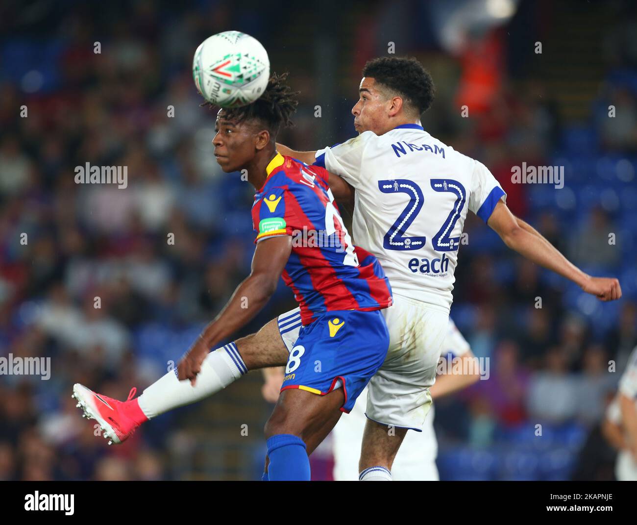 Crystal Palace's Jason Lokilo beats Ipswich Town's Tristan Nydam during ...
