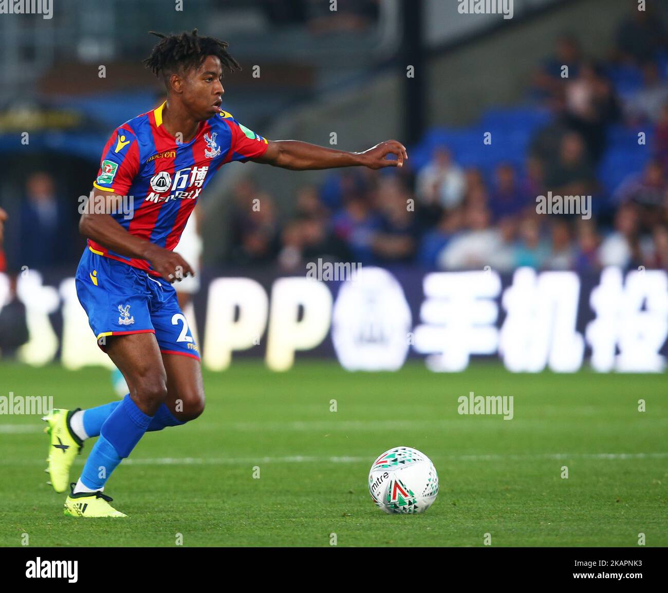 Crystal Palace's Jason Lokilo during Carabao Cup 2nd Round match ...