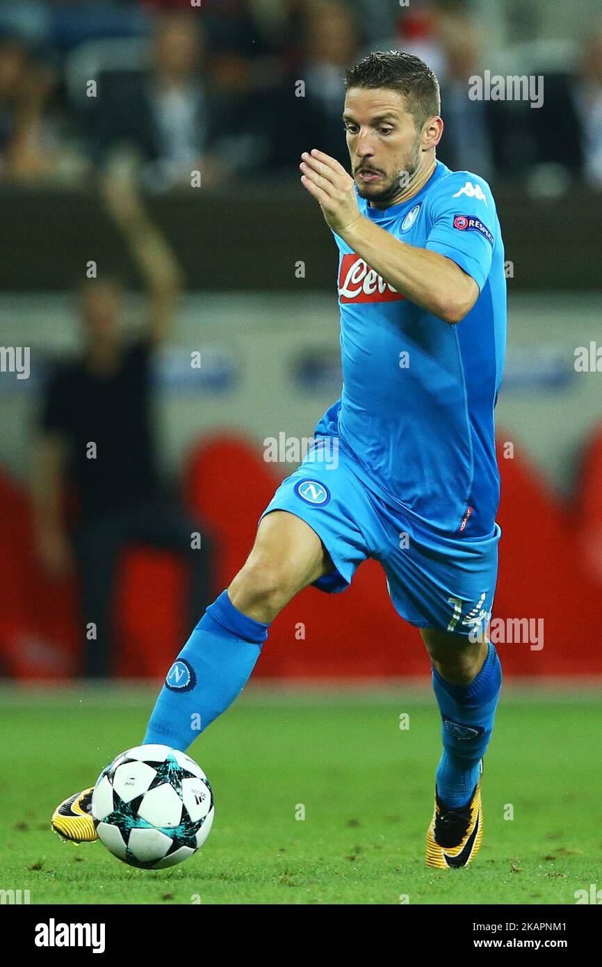 Dries Mertens of Napoli during the UEFA Champions League Qualifying ...