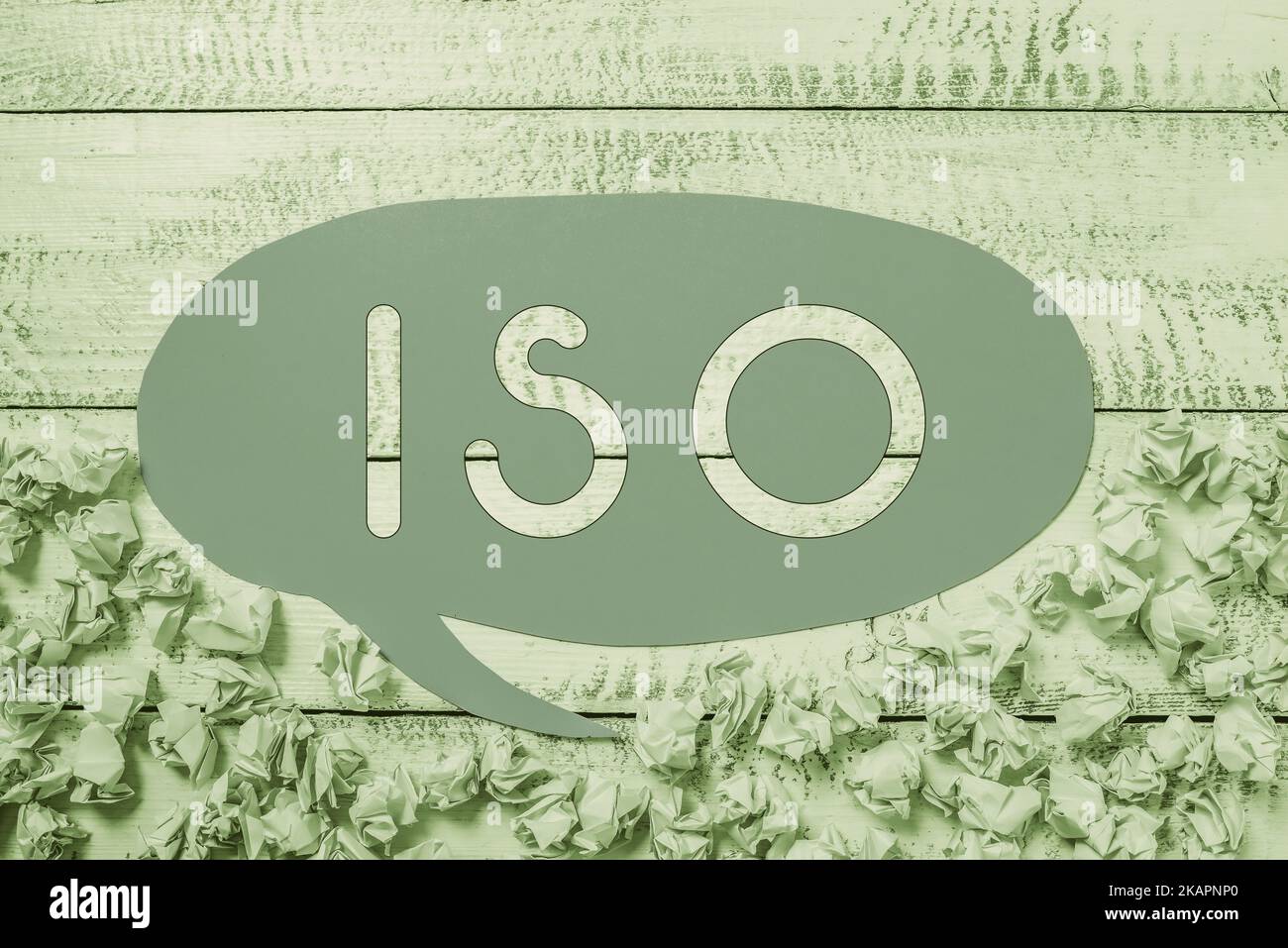 Handwriting text Iso. Business showcase international standardsetting ...