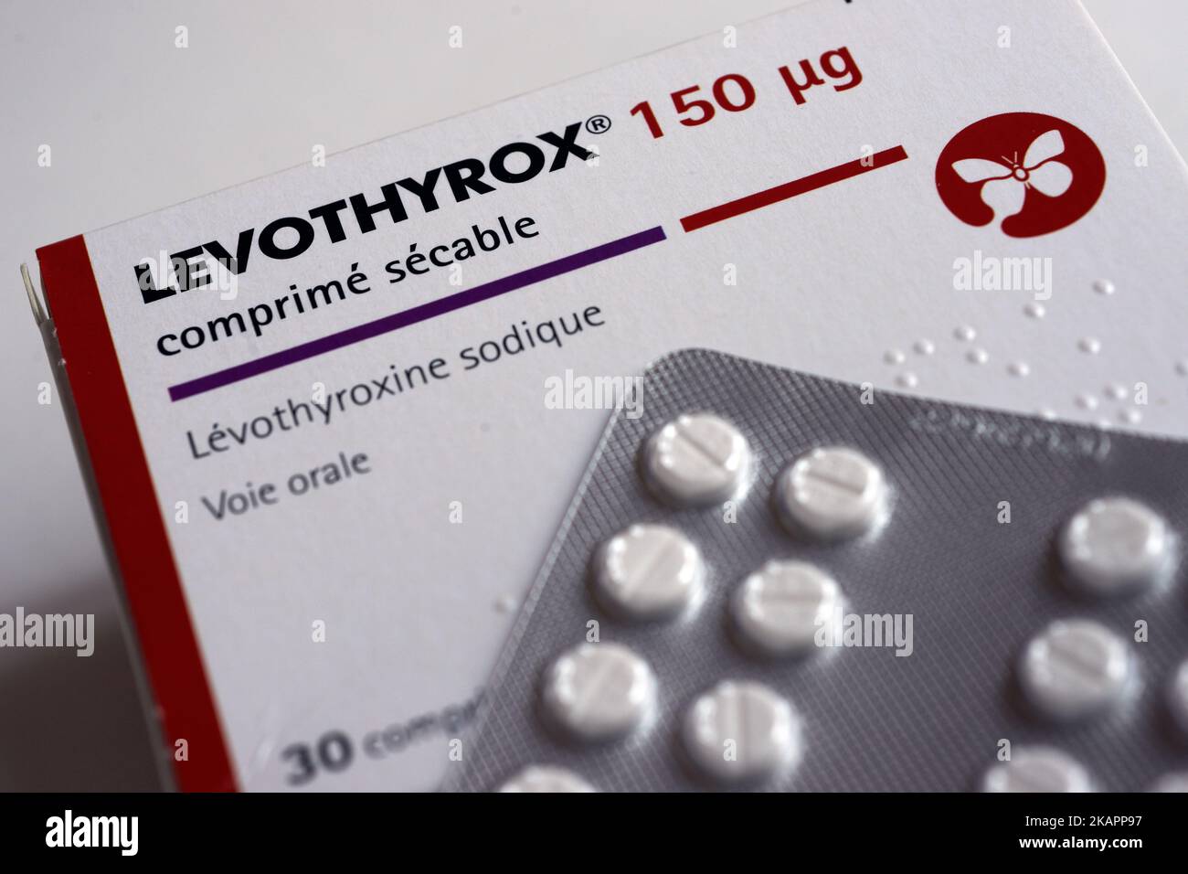 Picture of Merck's drug LEVOTHYROX. A change in the formula is believed ...