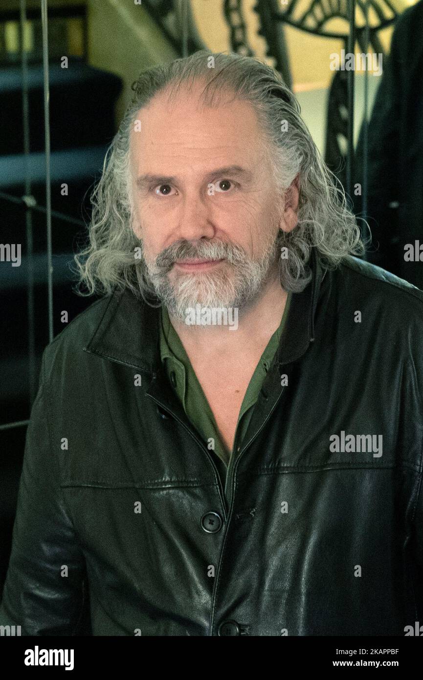 Simon Liberati poses for the press after being awarded with the Prix ...