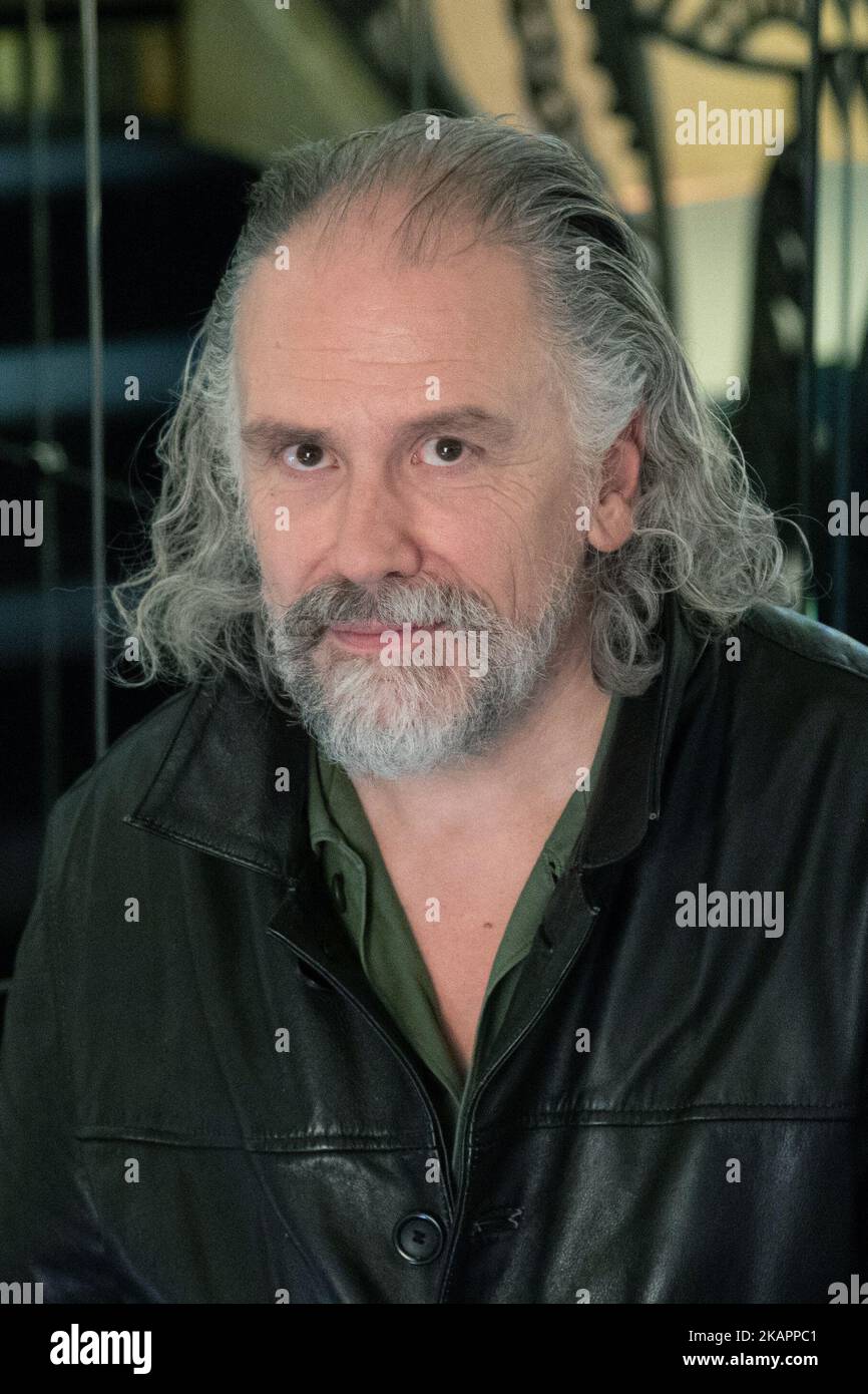 Simon Liberati poses for the press after being awarded with the Prix ...