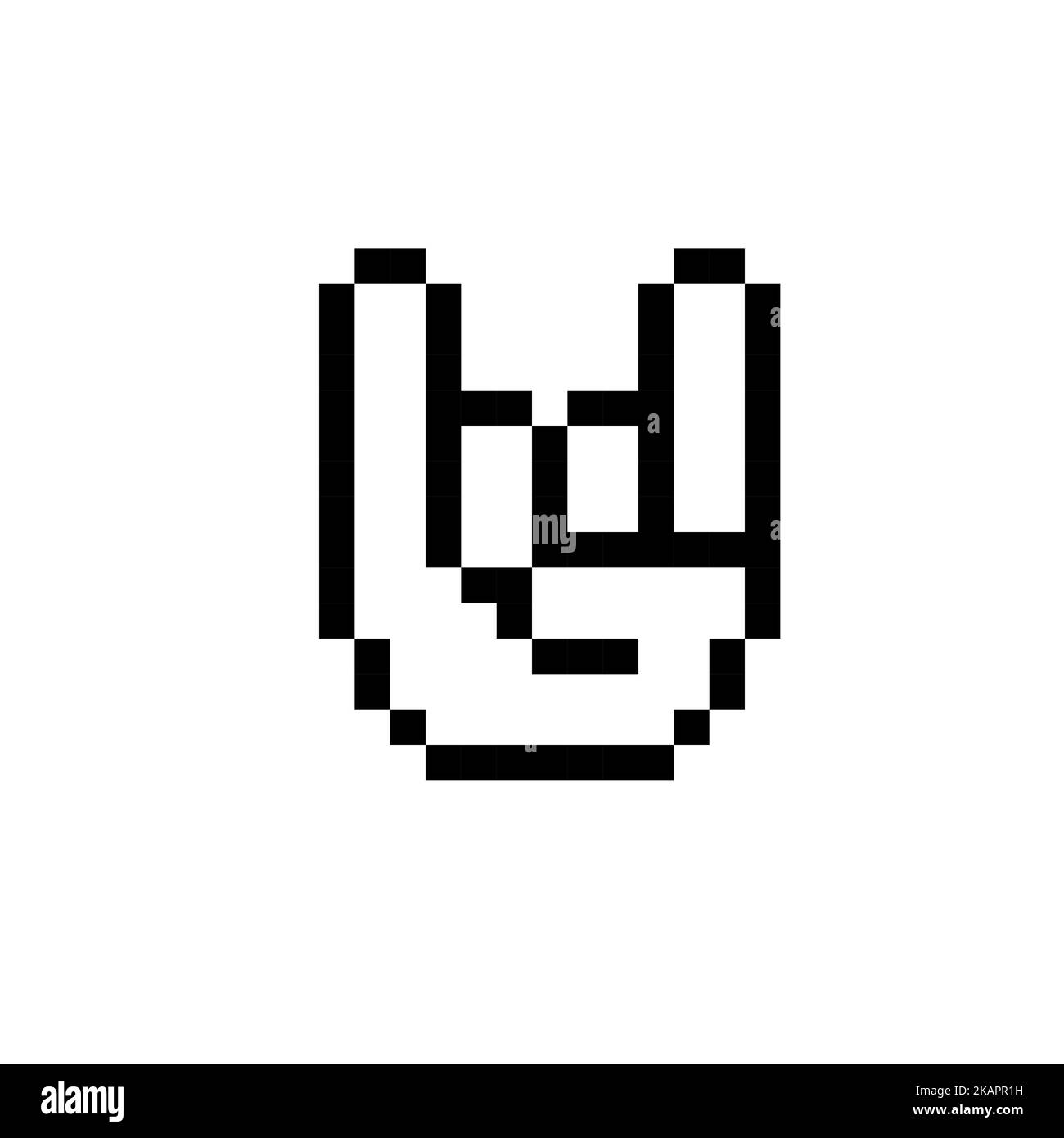 Sign of the horns is a hand gesture Stock Vector Images - Alamy