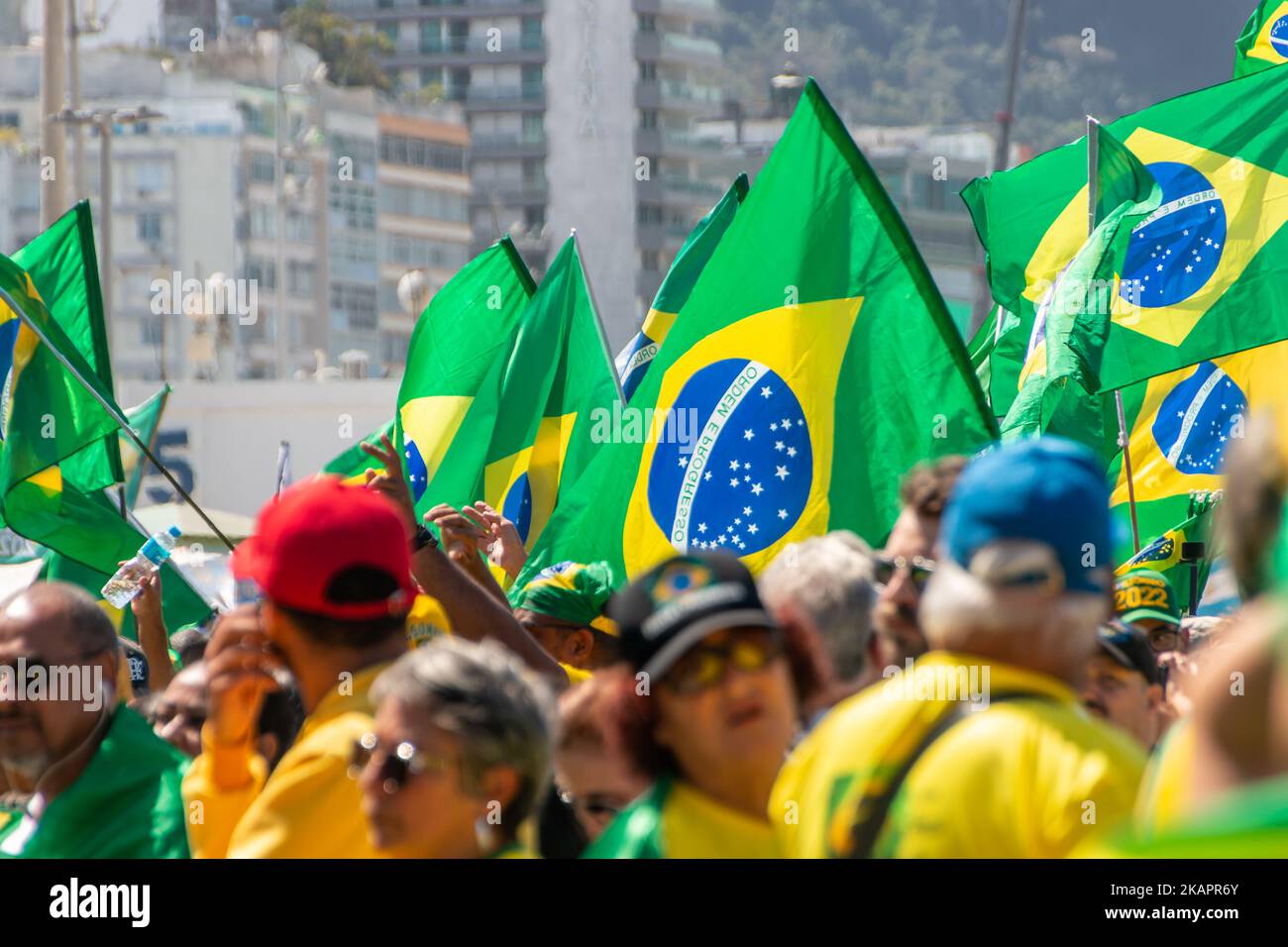 Independence Day Celebration Party at Copacabana in Rio de Janeiro ...