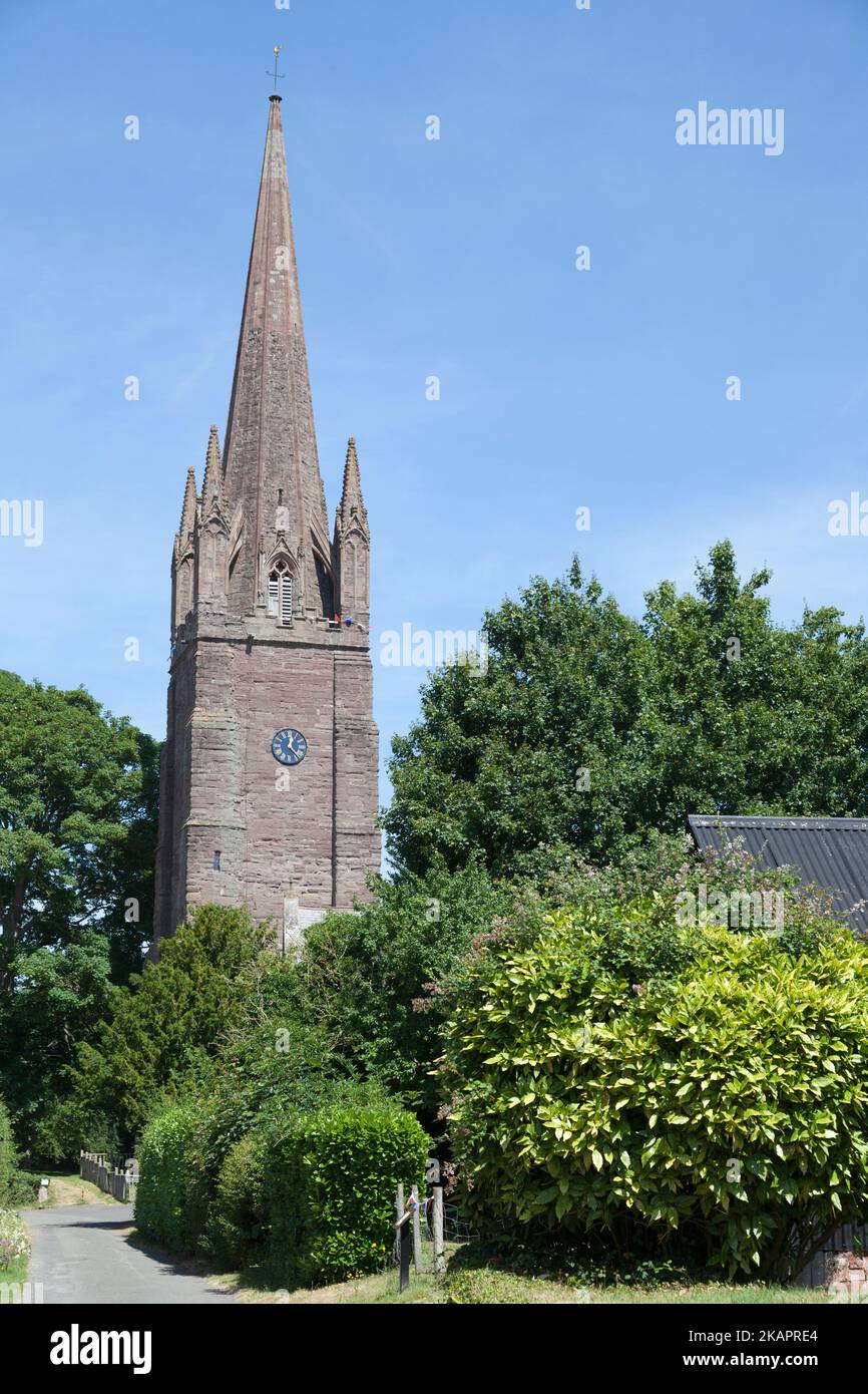 Church of St Peter and St Paul, Weobley, Herefordshire Stock Photo - Alamy